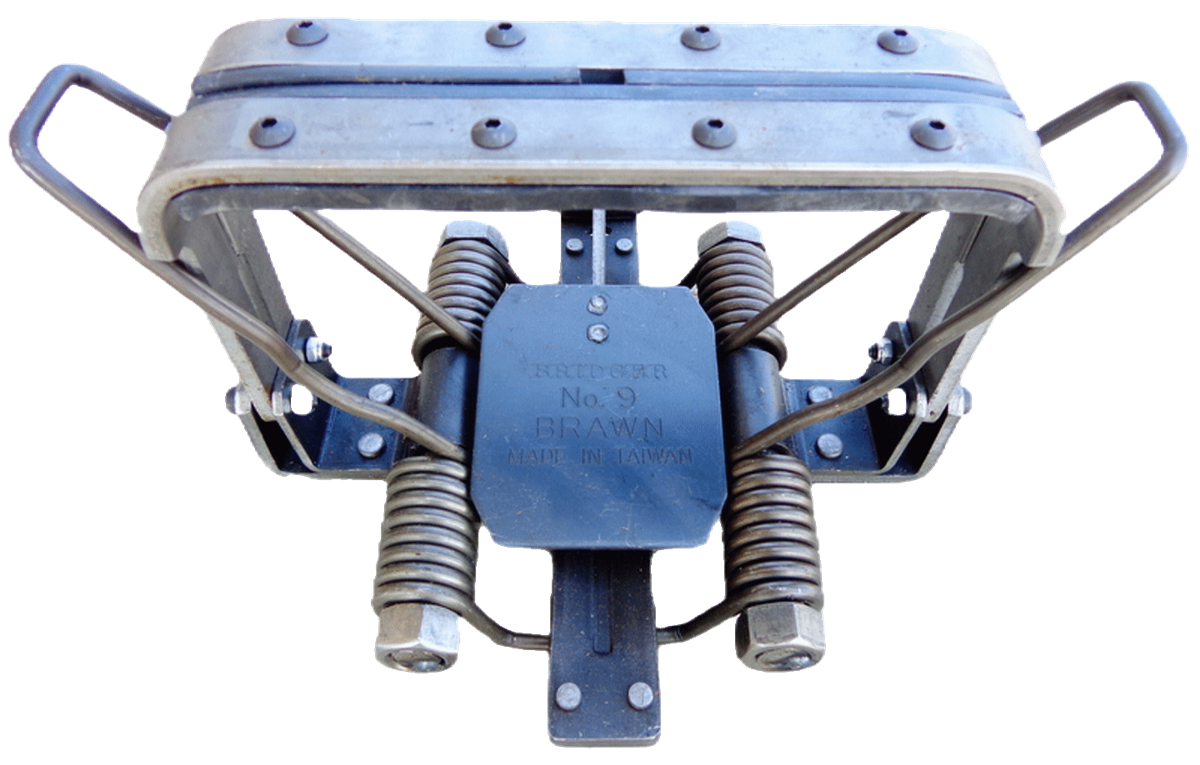 Bridger #9 Brawn Rubber Padded Jaw Trap - Murray's Lures & Trapping ...