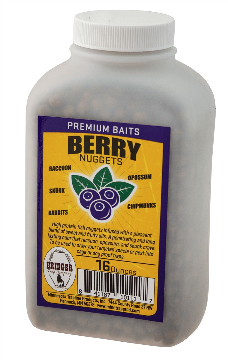 Bridger Berry Nuggets Raccoon Bait - Murray's Lures & Trapping Supplies